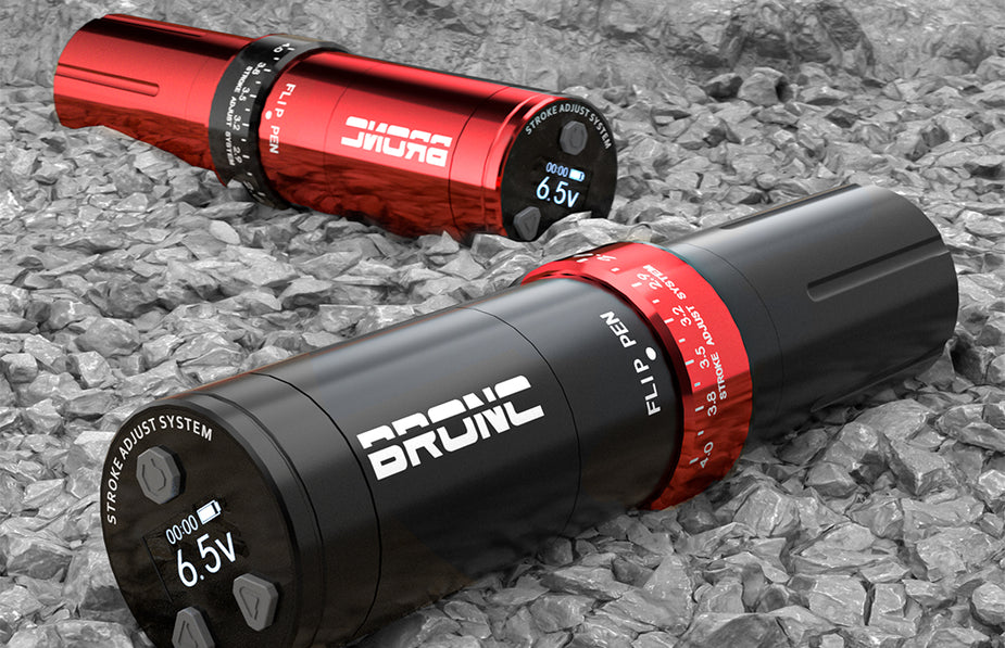 BRONC MAX V12 Adjustable Wireless Pen: Revolutionize Your Tattooing Ex ...