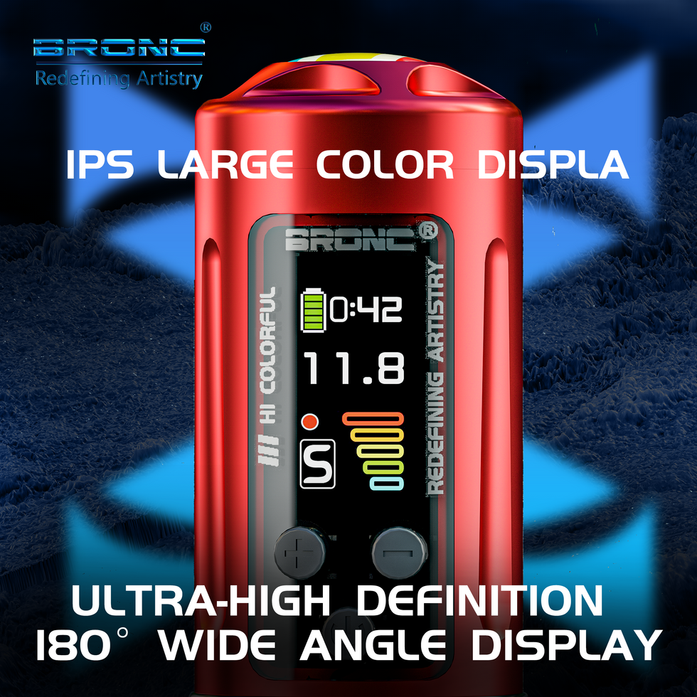 Tattoo Machine for Beginners BRONC X2 Wireless Pen – BRONC TATTOO SUPPLY