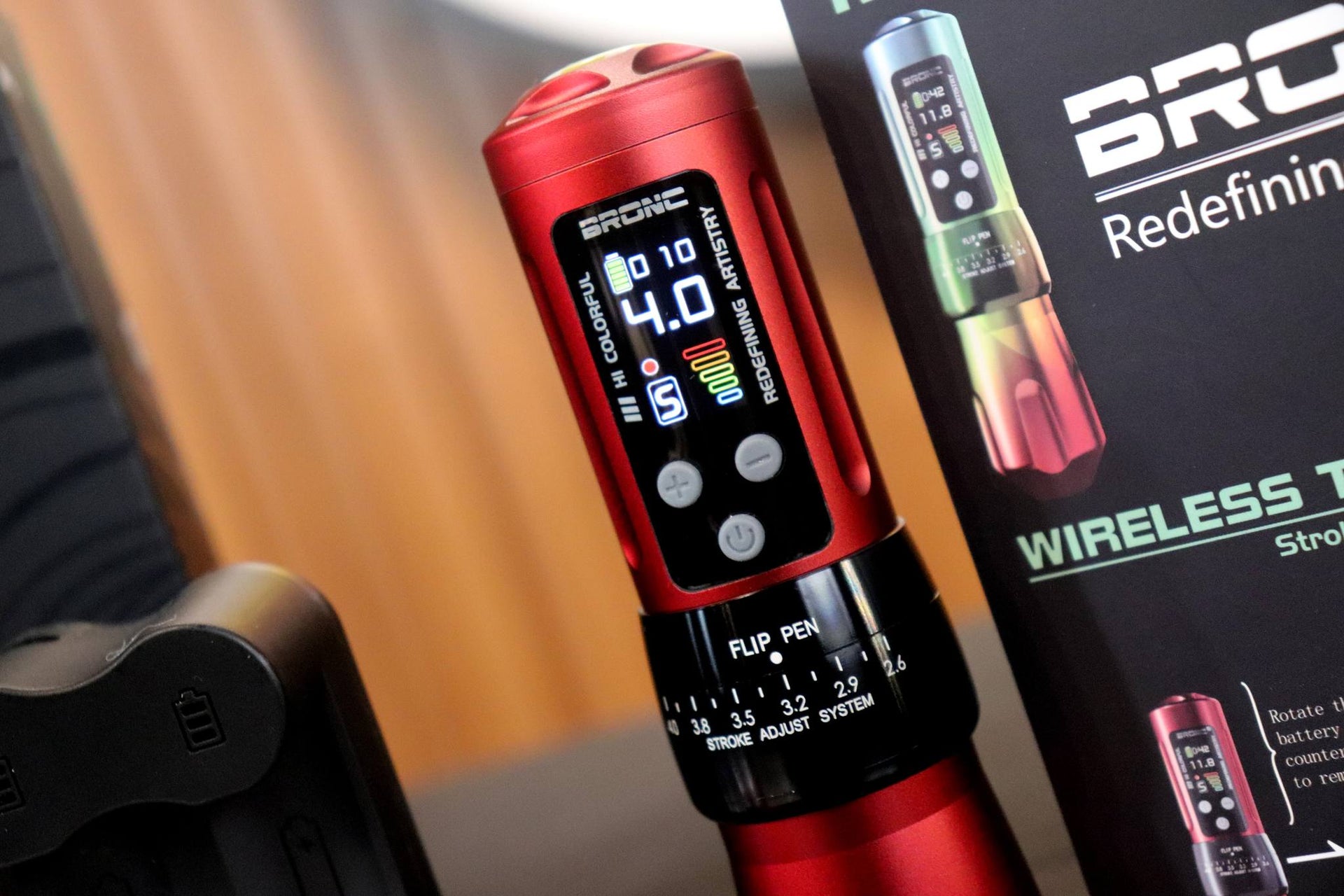 Tattoo Machine for Beginners BRONC X2 Wireless Pen – BRONC TATTOO SUPPLY