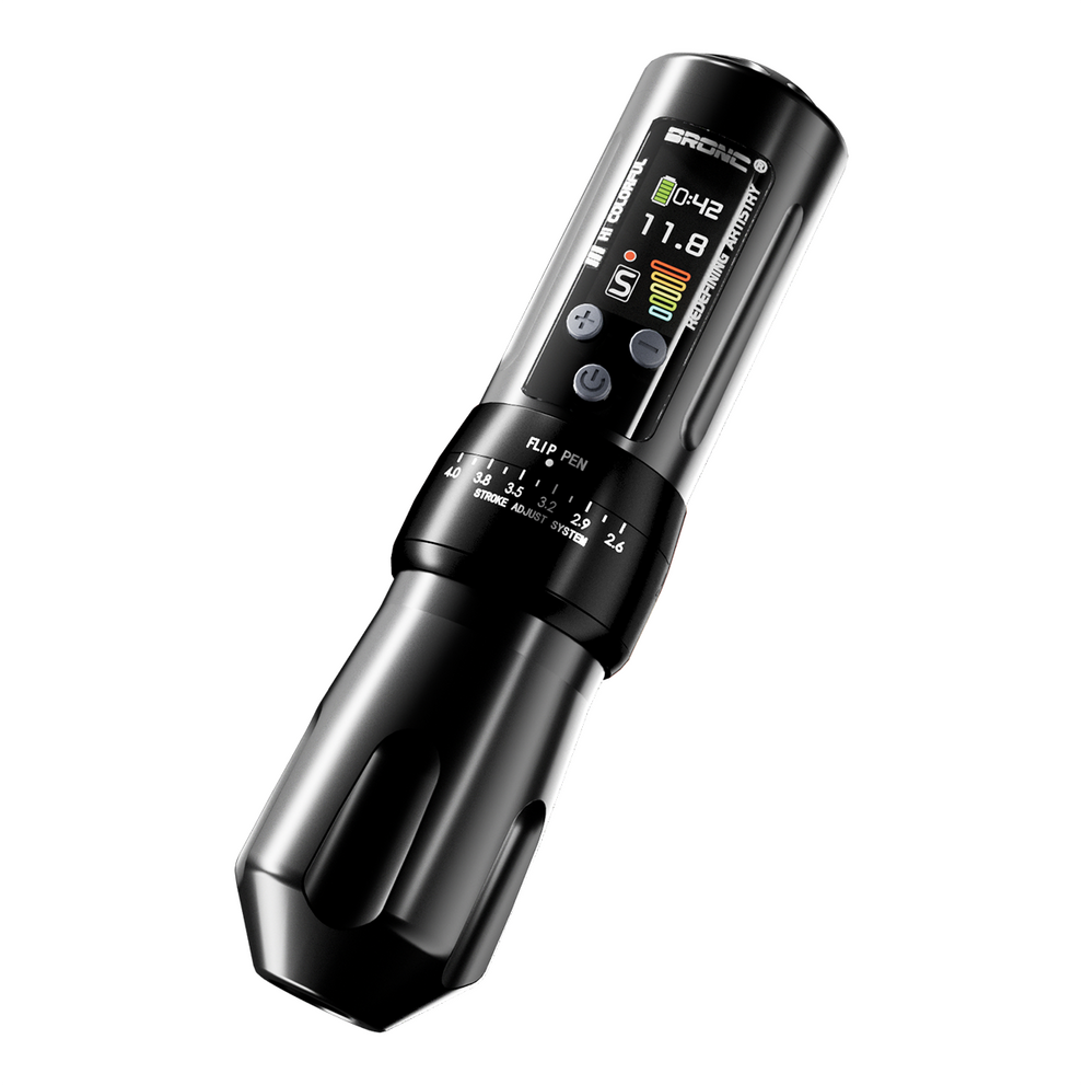 Tattoo Machine for Beginners BRONC X2 Wireless Pen – BRONC TATTOO SUPPLY